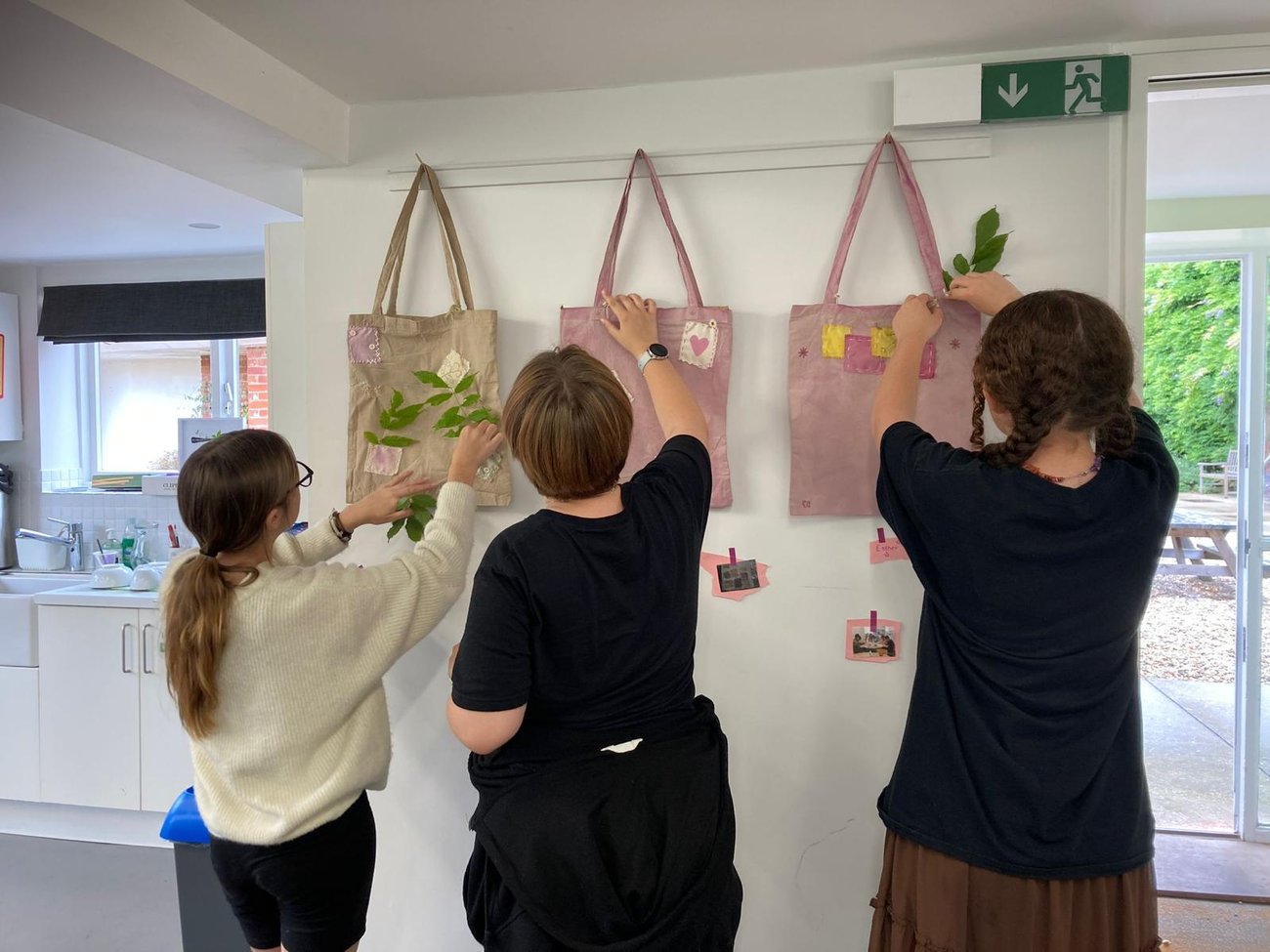 Creating unique artworks from food waste and foraging